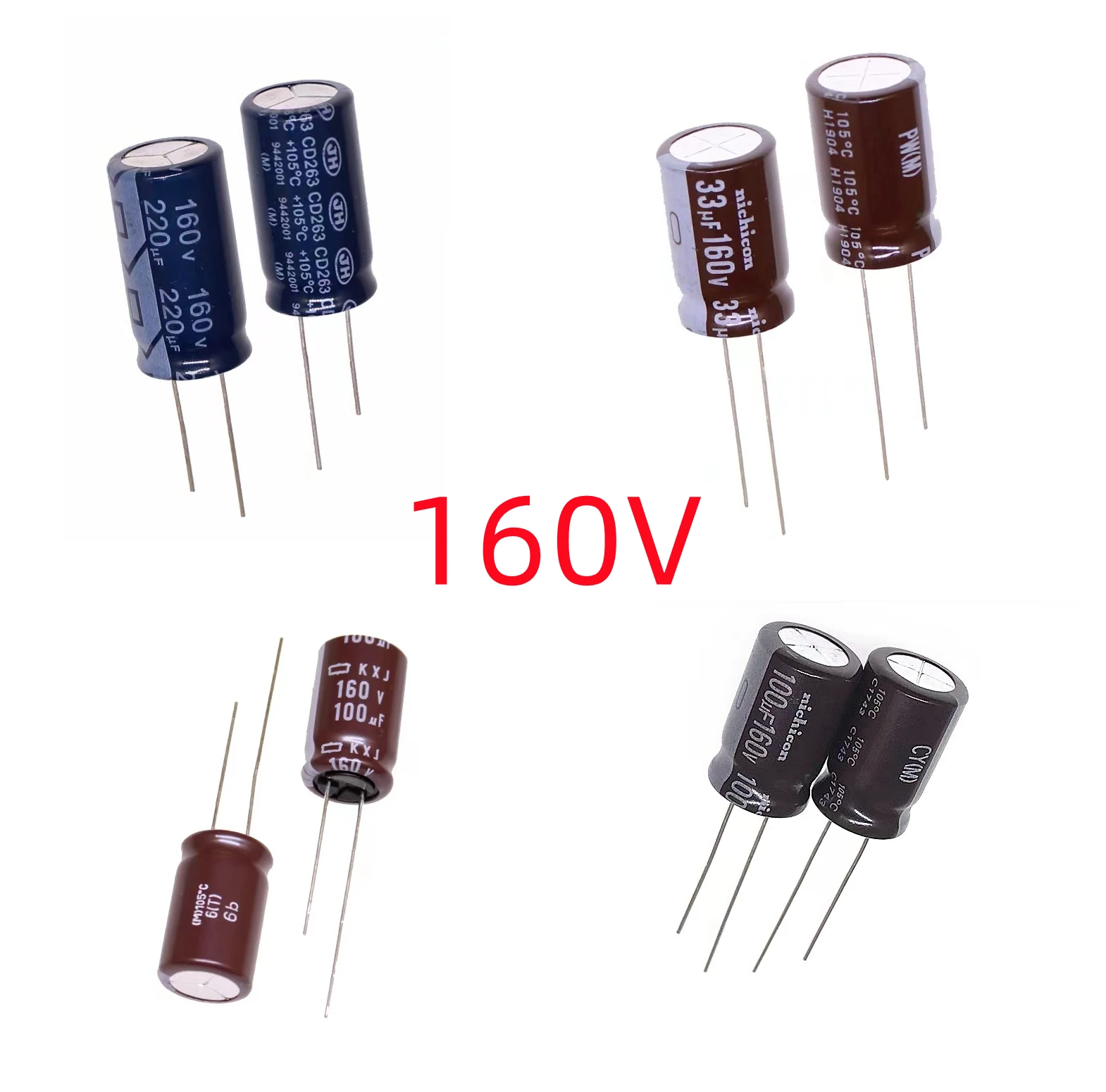 10/50/100Pcs/Lot 160V 15uF DIP High Frequency Aluminum Electrolytic Capacitor| | - AliExpress