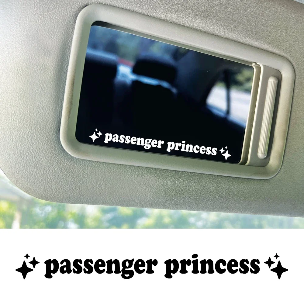 Car Sticker Creative Passenger Princess Rearview Mirror Decor Decal ...
