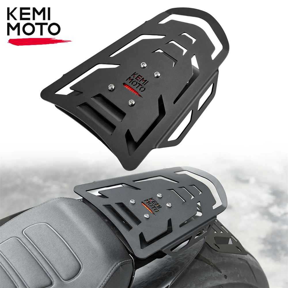 KEMiMOTO Motorcycle Tail Rack Rear Luggage Bracket Tailstock Luggage ...