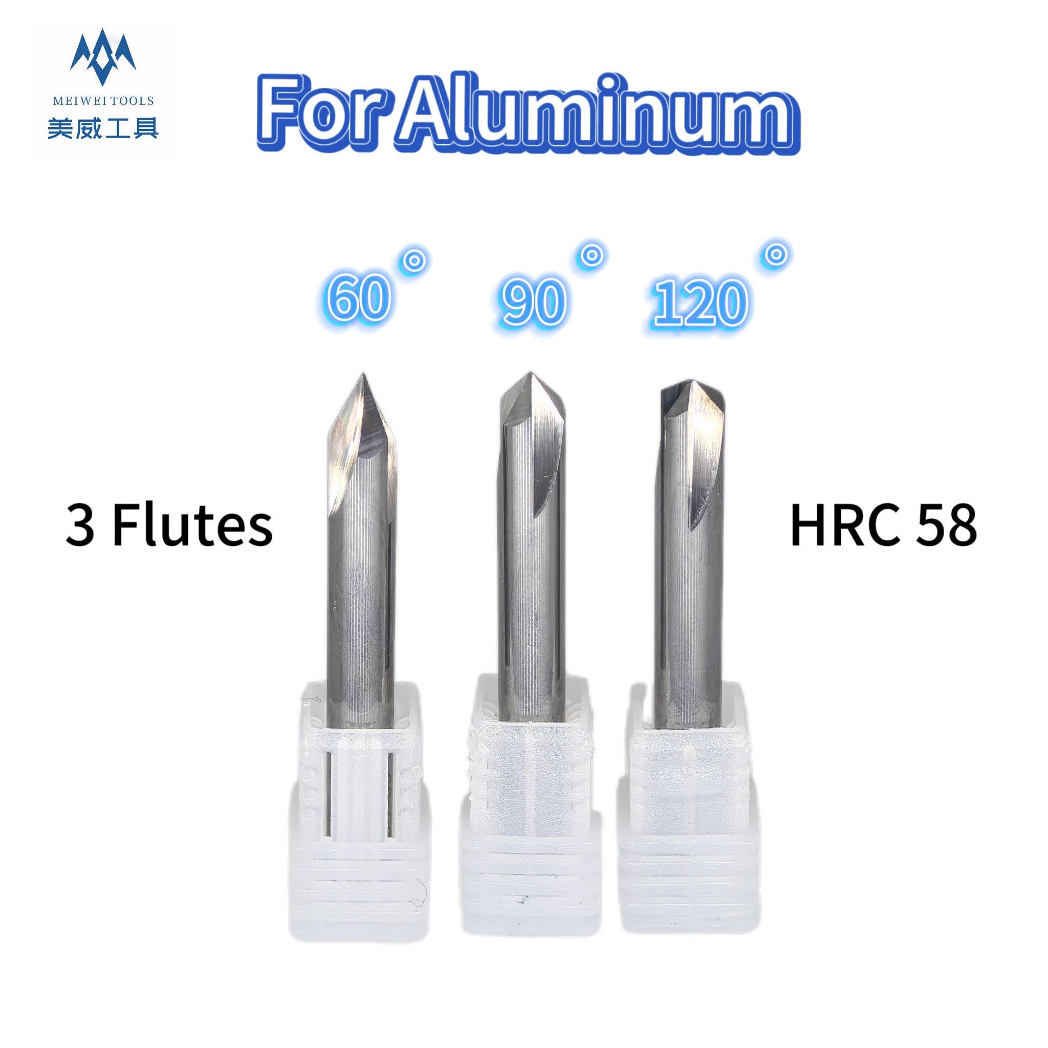 HRC58-High-Performance-Solid-Carbide-Straight-Flute-Chamfer-Mill-for ...