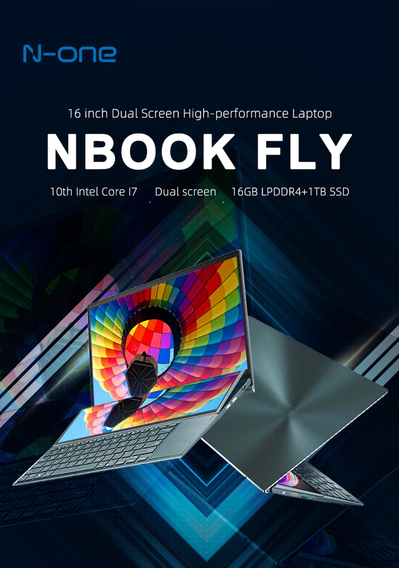 N-one Nbook Fly Laptop i7-10850H Windows 11 Pro 16GB+1T Intel® Core ...