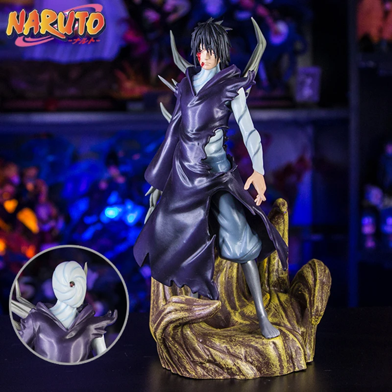 24cm Anime Naruto GK SS Zetsu Uchiha Obito Tobi Figure Garage Kits ...