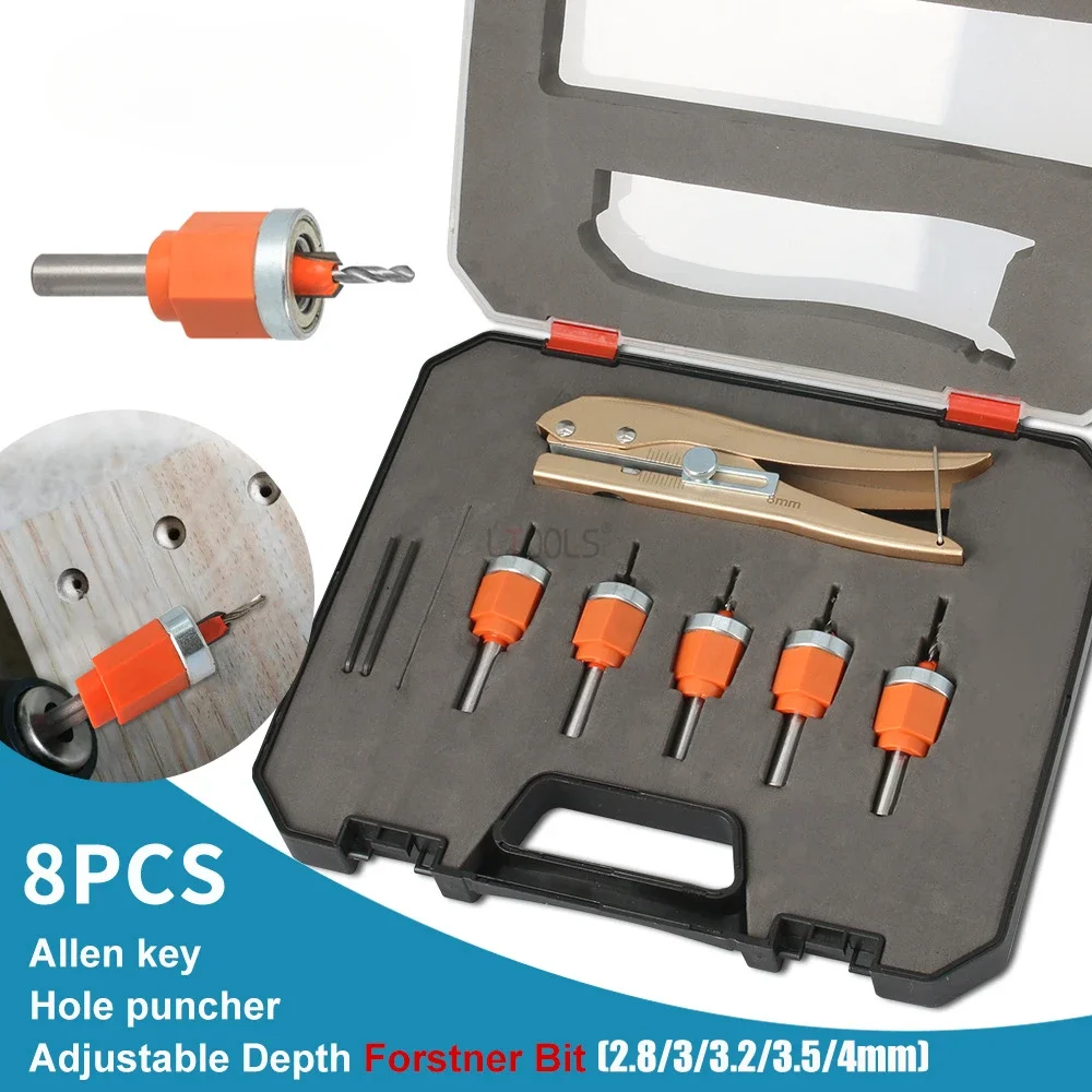 Port-til-Heavy-Duty-Single-Hole-Punch-Bit-Set-Edge-Banding-Punching ...