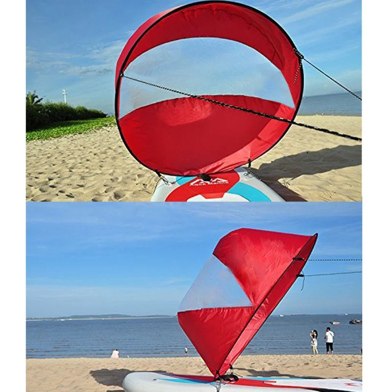 Foldable-Kayak-Boat-Wind-Sail-Paddle-Inflatable-Canoe-Boats-Drifting ...