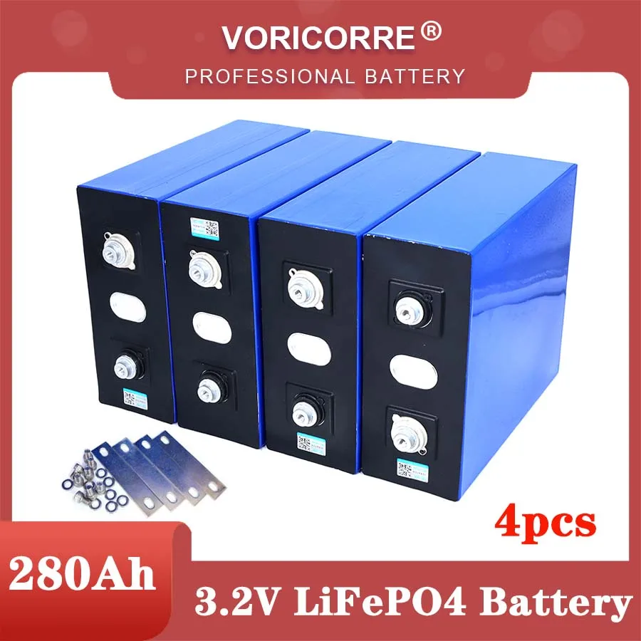 4PCS-VariCore-3-2V-280Ah-310Ah-lifepo4-Rechargeable-battery-DIY-12V ...