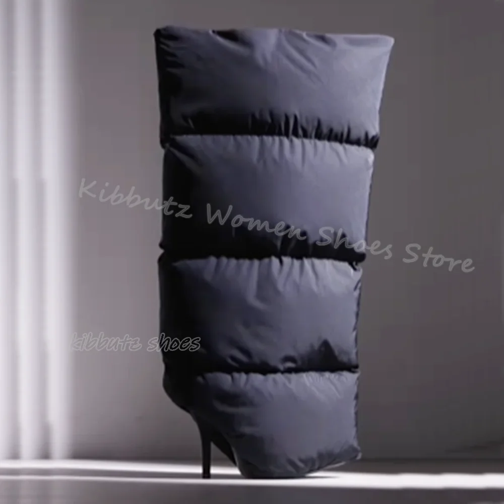 Down Padding Extra Large Tube Boots Knee High Fashion Elegant Sexy ...