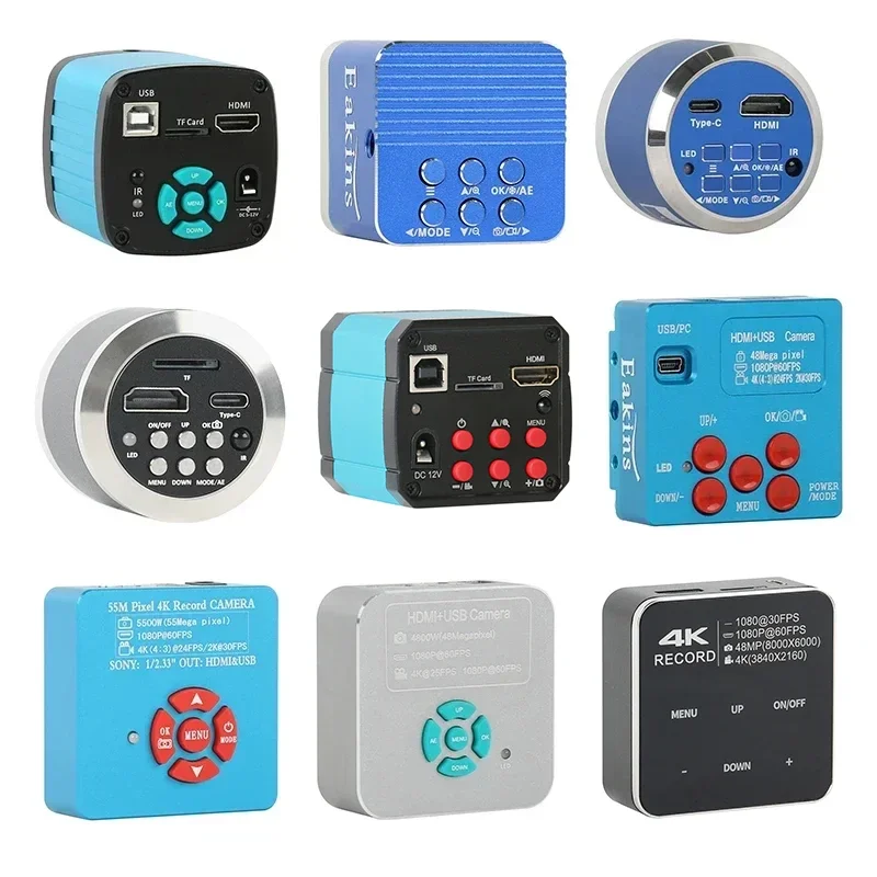 55MP-48MP-24MP-60FPS-4K-HDMI-USB-Type-C-Video-Microscope-Camera-C-MOUNT ...