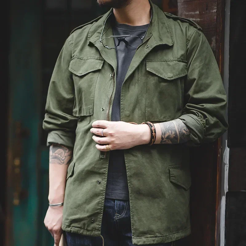 European and American Retro Jacket for Men. Leisure Windbreaker with ...