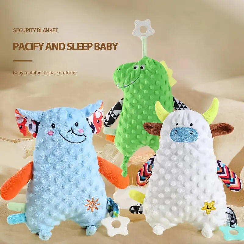 Baby Infant Animal Soothing Placate Towel Cartoon Plush Bear Rabbits ...