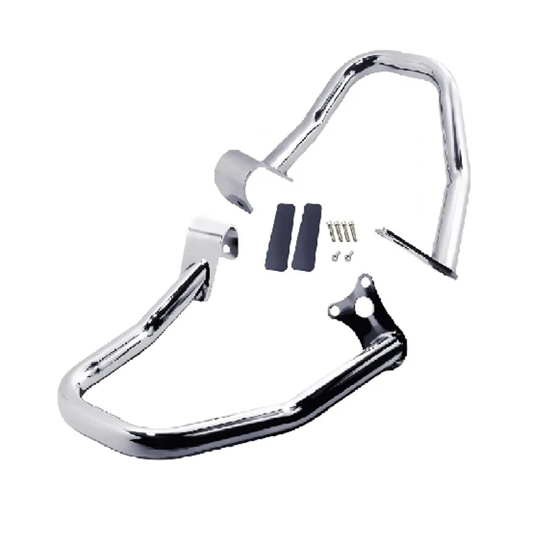 Chrome-Highway-Bar-Engine-Guard-Crash-Bar-Kit-Compatible-with-Indian ...