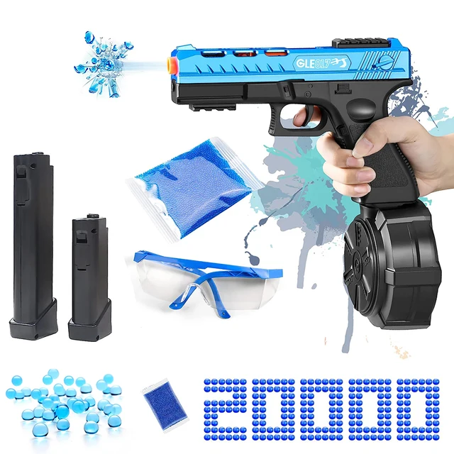 Glock Automatic Splat Gun Water Beads Gun Toys for Boys Girls Pistol ...