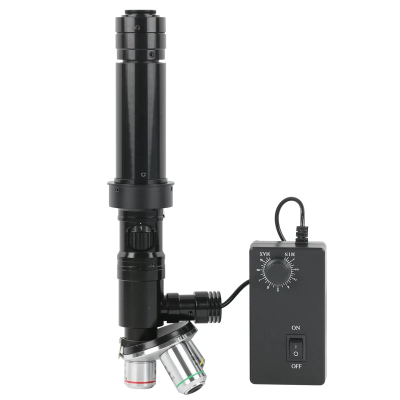 75X-4000X-Coaxial-Light-C-mount-Lens-Adjustable-Point-Light-Source-5X ...