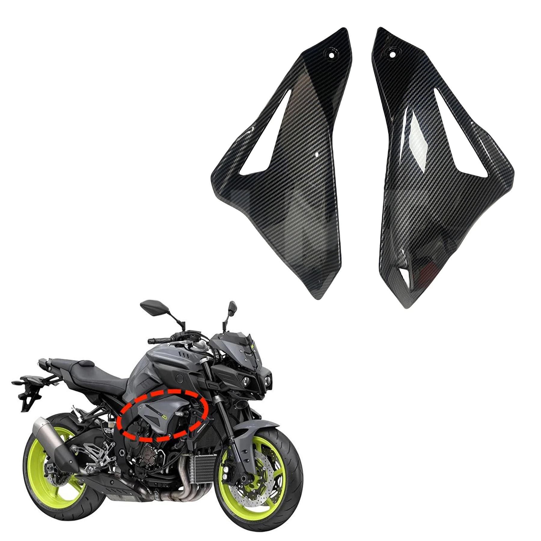 Motorcycle-Modified-Carbon-Fiber-Tank-Side-For-Yamaha-MT-10-MT10-Intake ...