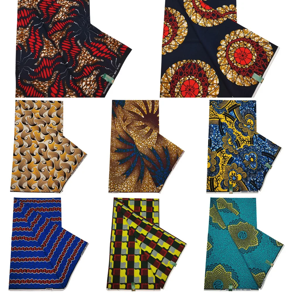 New-Guaranteed-Veritable-100-Original-African-Real-Wax-Ankara-Batik ...