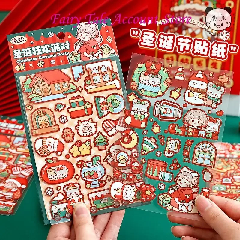 Telado-Christmas-Stickers-Scenery-Handbooks-Children-s-Stickers-Girls ...