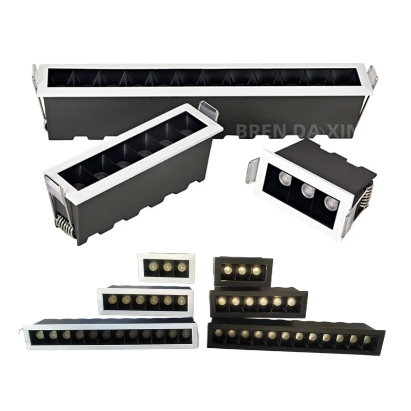 Mini-Dimmable-LED-Linear-Light-6W12W24W-Grille-Light-COB-Recessed-Down ...