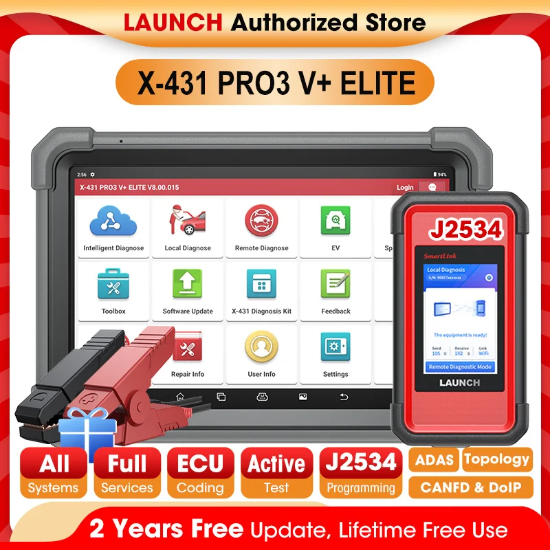 LAUNCH X-431 PRO3 V+ ELITE Professional Car Diagnostic Tool Automotive ...