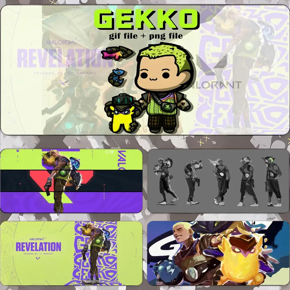 Valorant-Gekko-new-Mouse-Pad-Gamer-Keyboard-Mat-Pads-Gaming-Desk ...