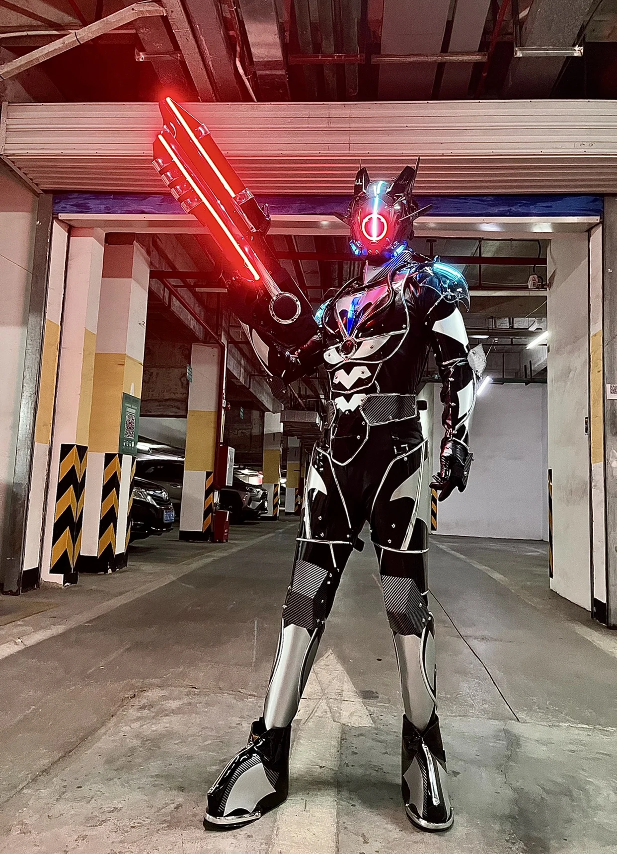 Robot Helmet Costume