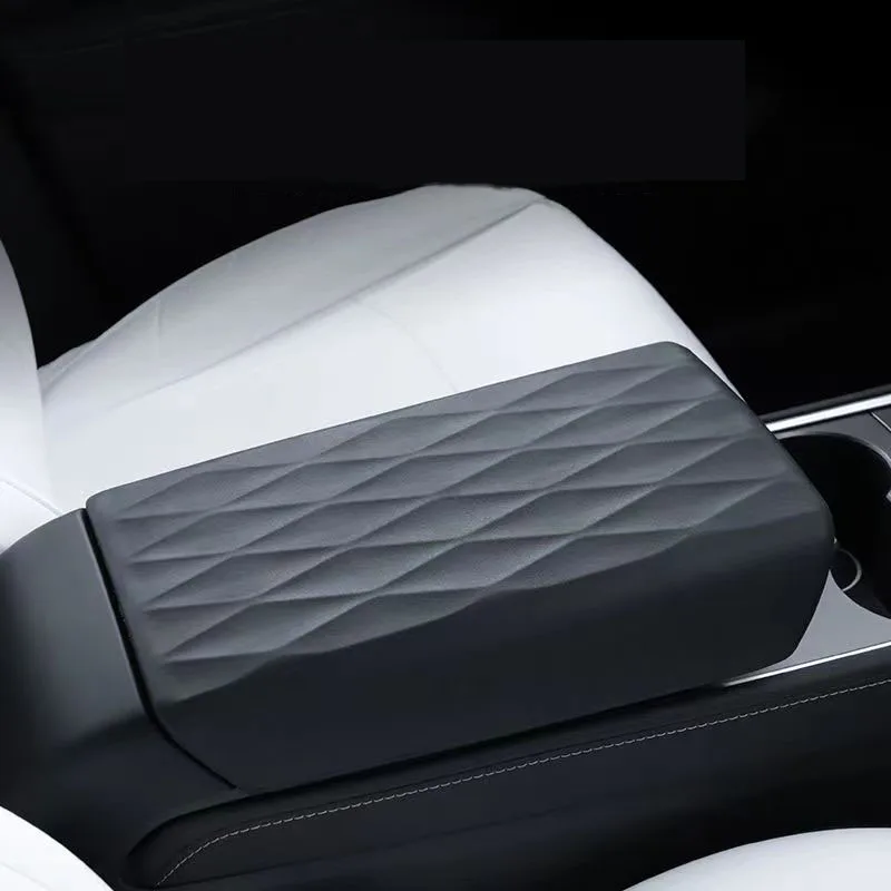 For-Tesla-Exclusive-Armrest-Box-Cover-Model-3-Full-TPE-Central-Control ...