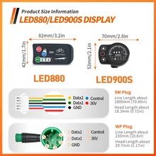 Electric Bicycle Kt Lcd3 Display | Electric Bike Display Lcd8h ...