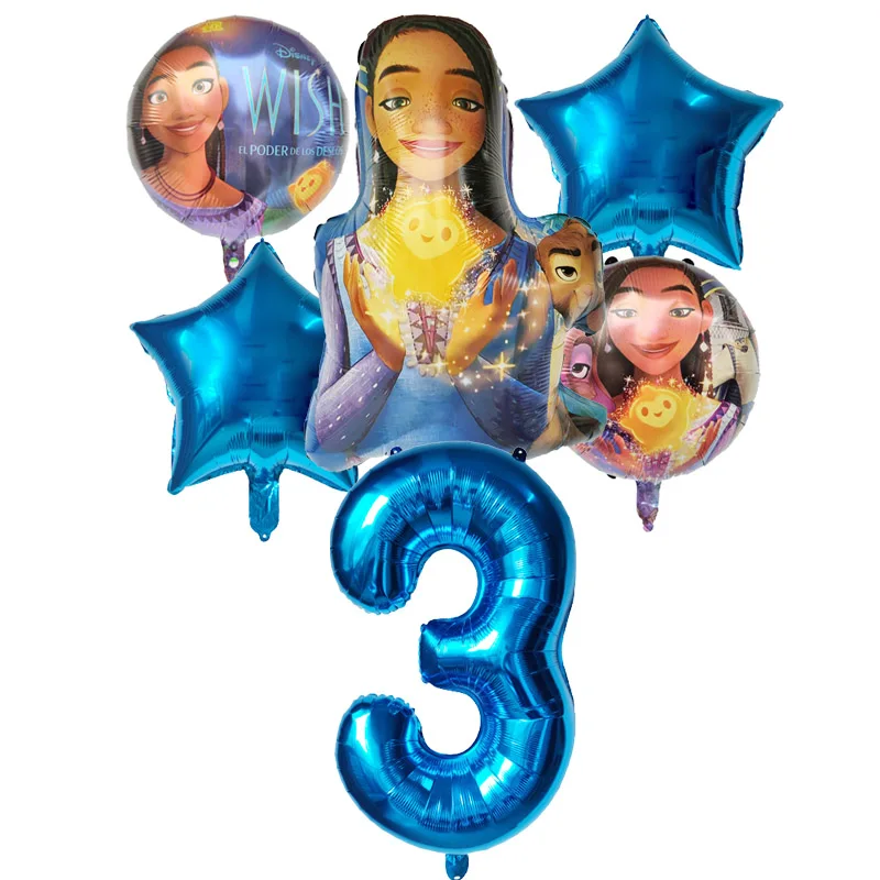 6 piezas de globos de deseos con forma de oveja Asha, regalos de ...