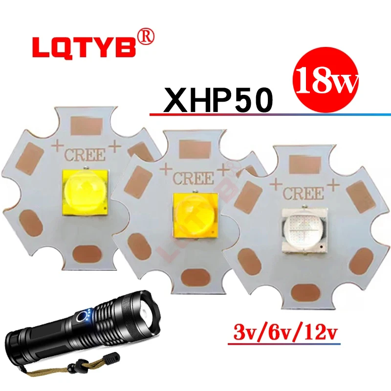 Cree-XHP50-2-second-generation-white-warm-white-blue-LED-20W-emitter-3v ...
