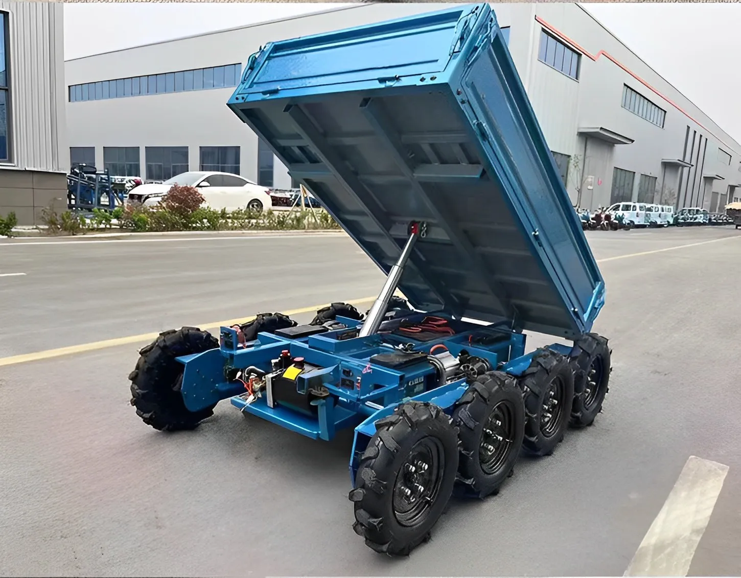 Agricultural trailer agricultural electric Ugv robot handcart transport ...