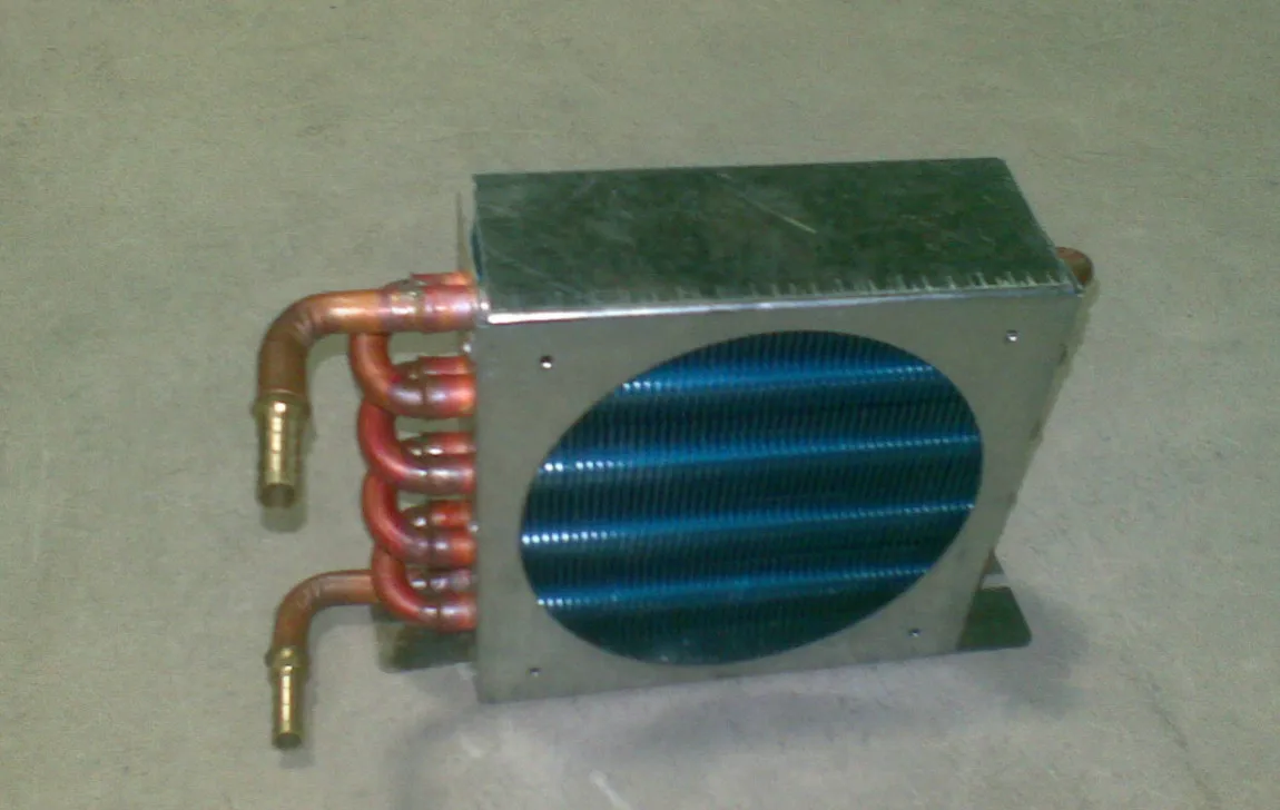 180*130*50mm water-cooled row type b refrigerator condenser evaporator ...