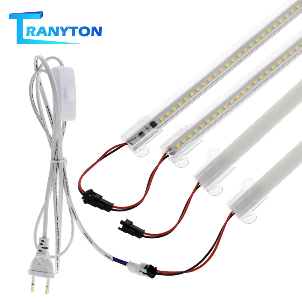 Tubo de luz led ac220v 50cm 72leds alto brilho night bar 2835 tira ...