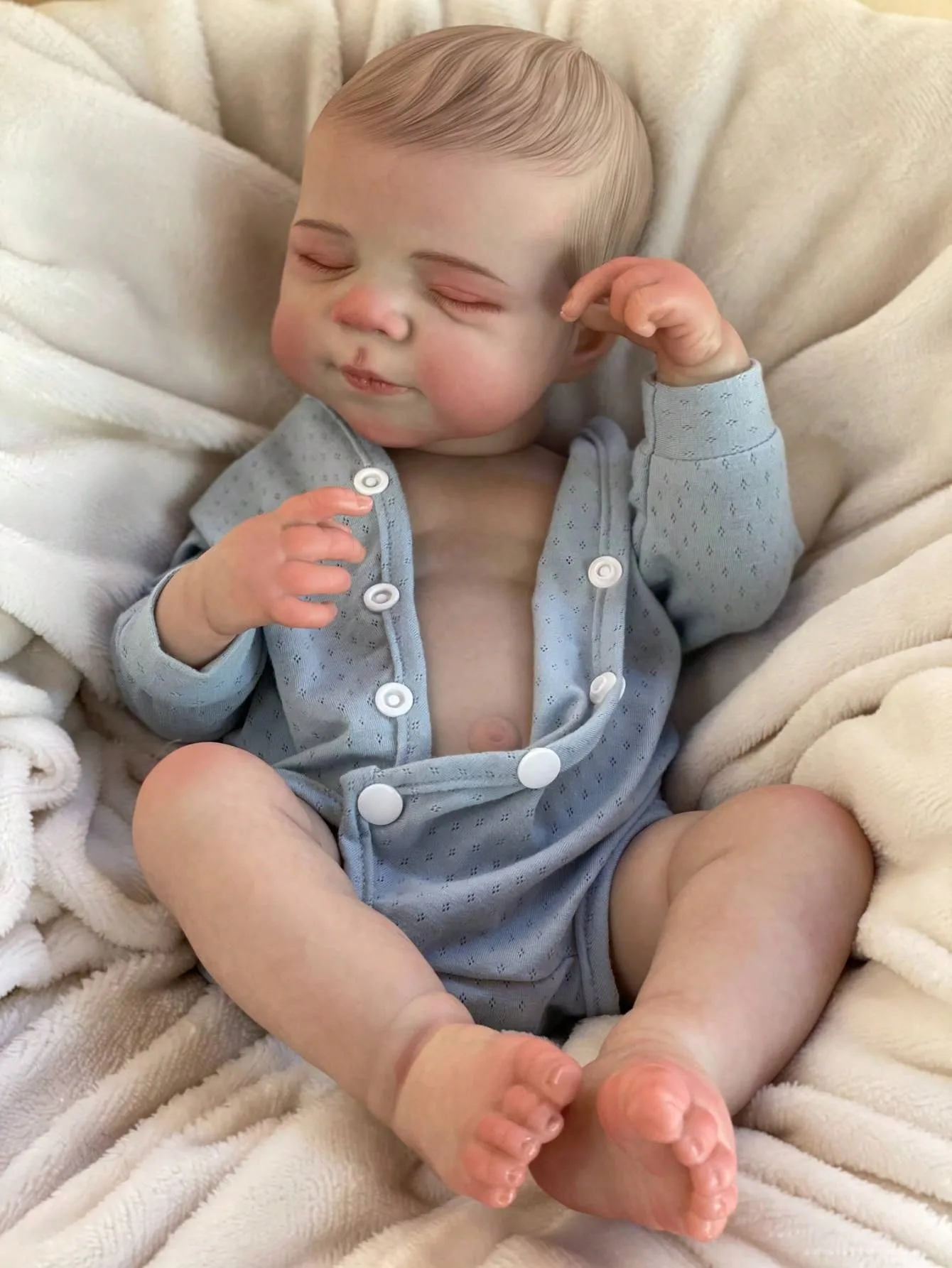 18-Inch-Pascale-Boy-Bebe-Reborn-Doll-3D-Painted-Skin-Lifelike-Hair ...