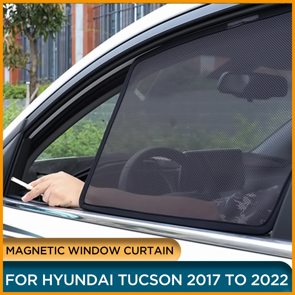 Magnetic Side Window Sunshade Curtain For Hyundai Tucson 2020 2019 ...