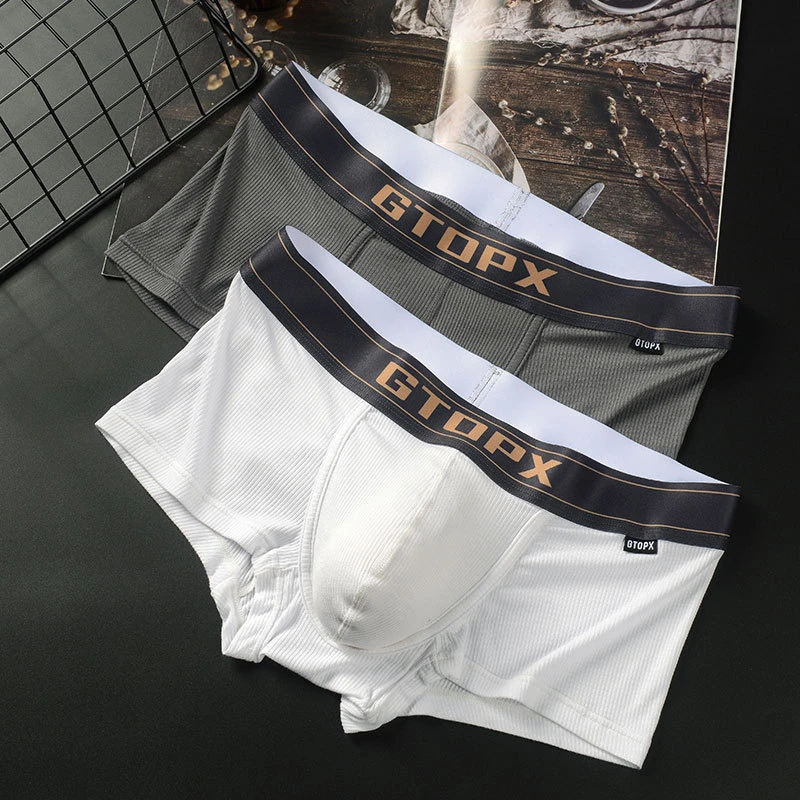 Boxer-e-slip-da-uomo-Custodia-rialzata-a-U-Confezione-da-boxer-sportivo ...