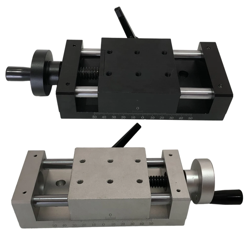 50mm-100mm-150mm-Effective-Stroke-Aluminum-Manual-Stage-Sliding-Table ...
