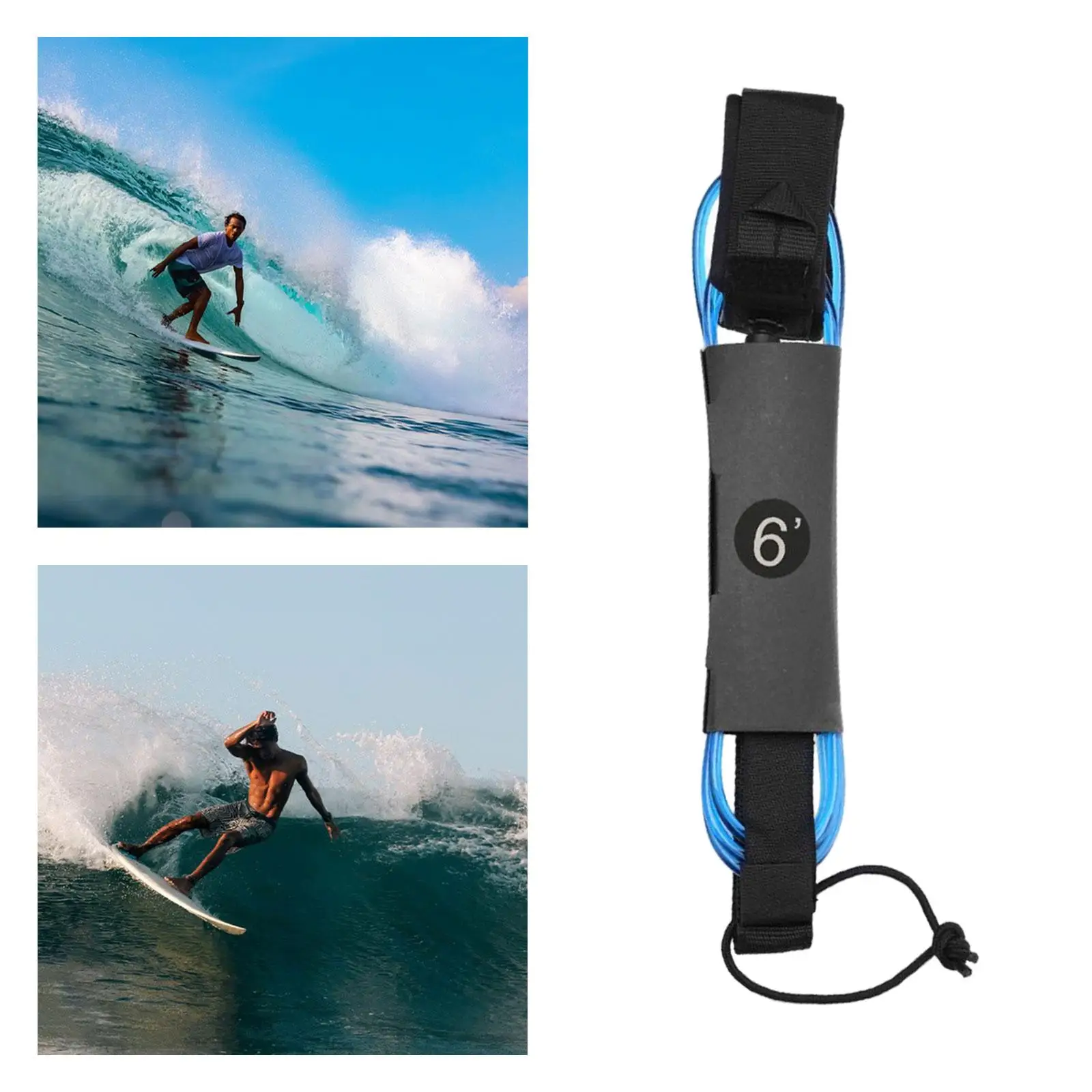 Paddle-Board-Ankle-Strap-Surf-Leash-Adjustable-5mm-Thick-Elastic ...