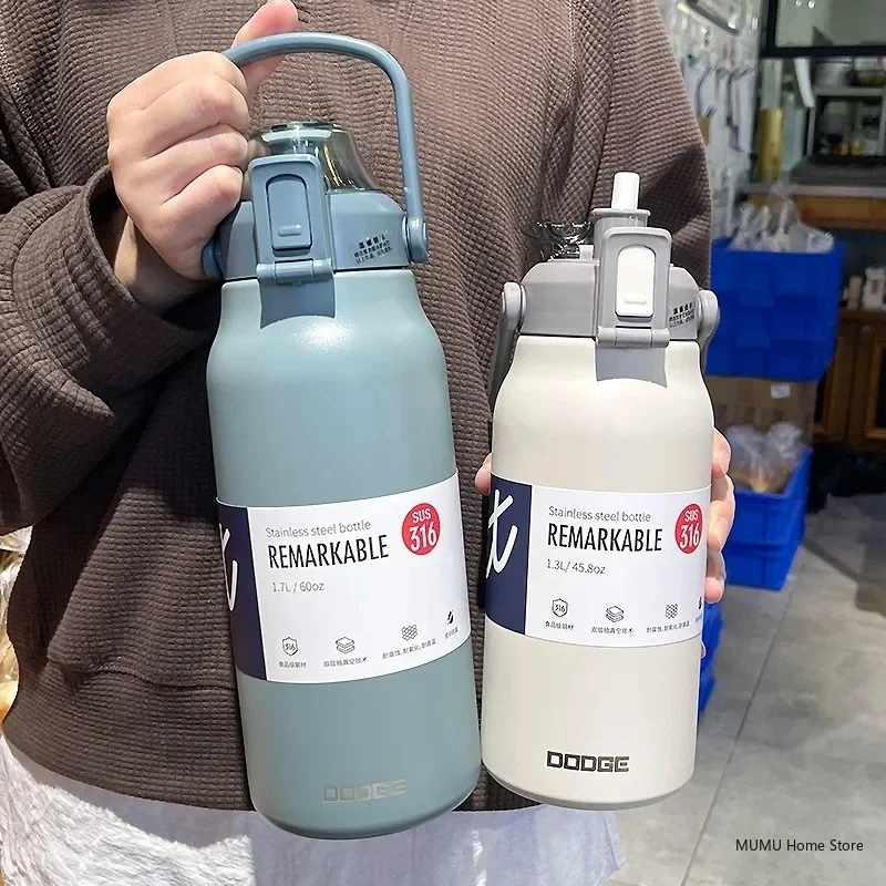 DODGE-Large-Capacity-Thermo-Bottle-Stainless-Steel-Thermal-Water-Bottle ...