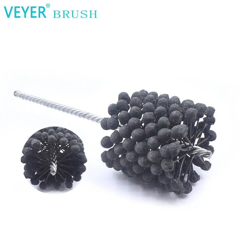 VEYER 4-110mm Flex Ball Hone Deburring Brush CNC Grit240 Honing Tool ...