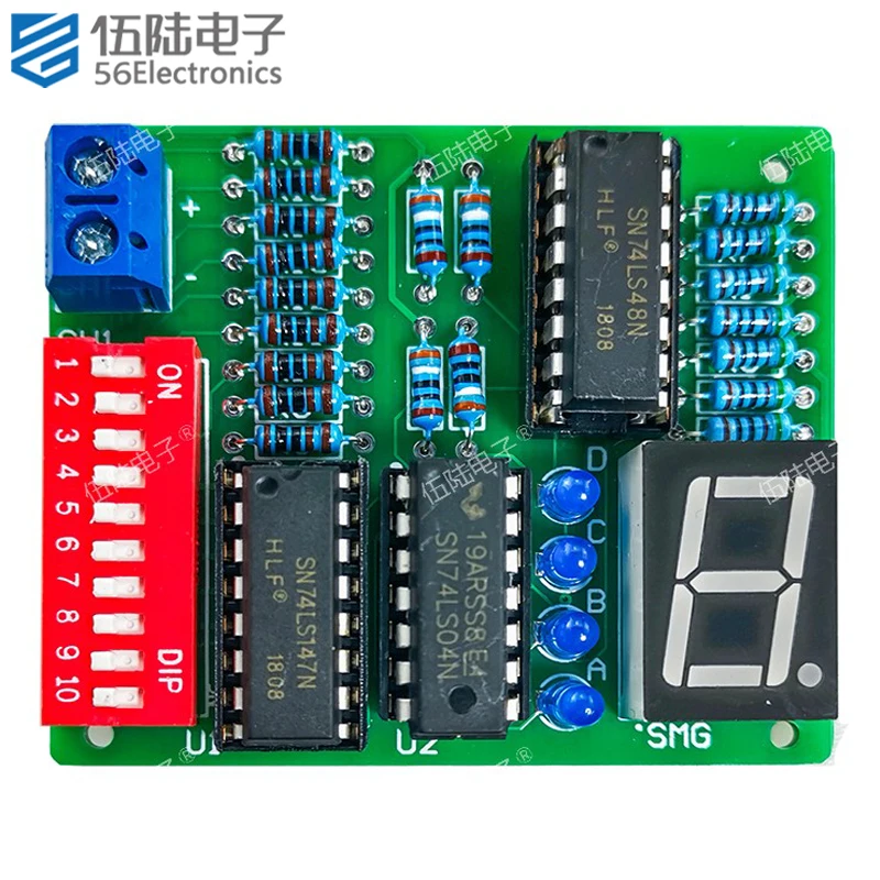 Combined-Logic-Circuit-Coding-and-Decoding-Display-Kit-DIY-Electronic ...