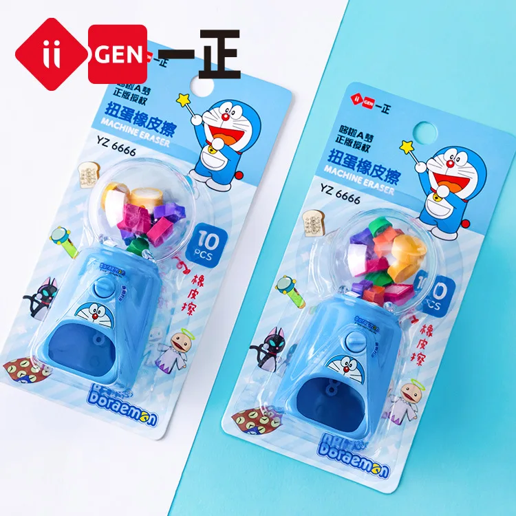 2Pcs-Yi-ZHENG-IIGEN-YZ6666-Doraemon-Capsule-Toys-Eraser-Creative ...