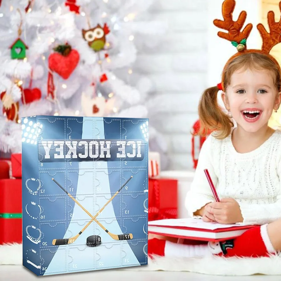 Hockey Advent Calendar 2024, 24 Days Countdown Ice Ball Advent