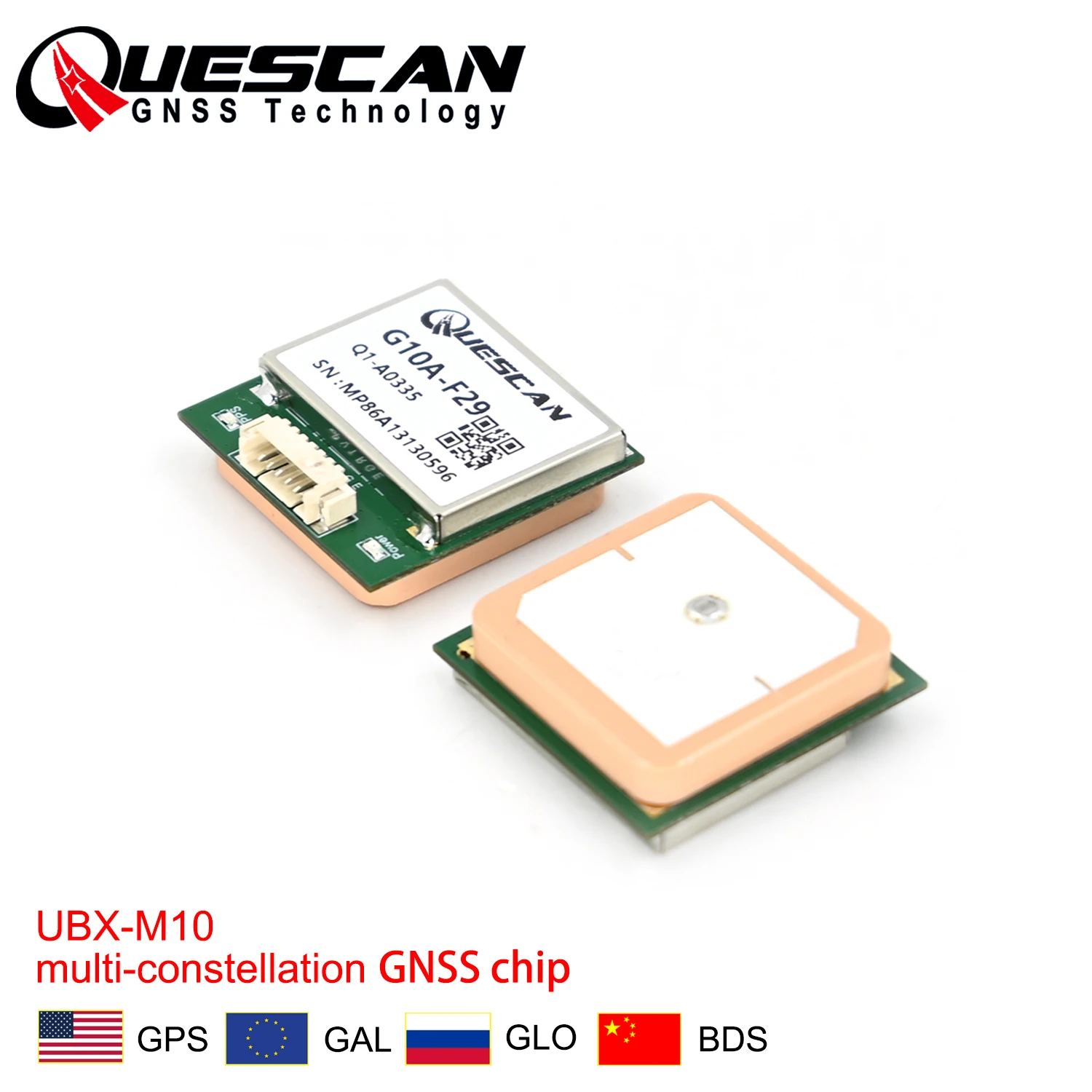 Quescan Newest Ubx M10050 Gnss Module Fpv Drone Gps Galileo Glonass ...