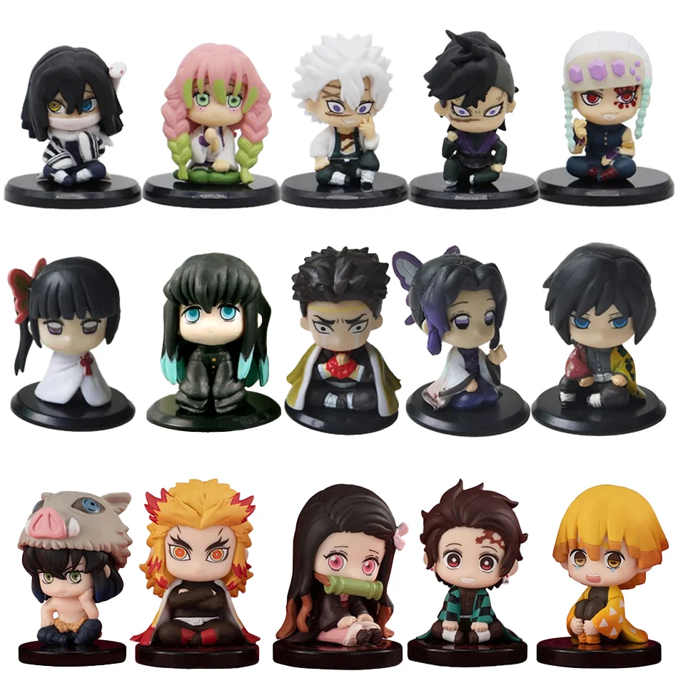 5-Style-Set-Q-Version-Demon-Slayer-Sitting-Ghost-Doll-Tanjiro-Nidouzi ...
