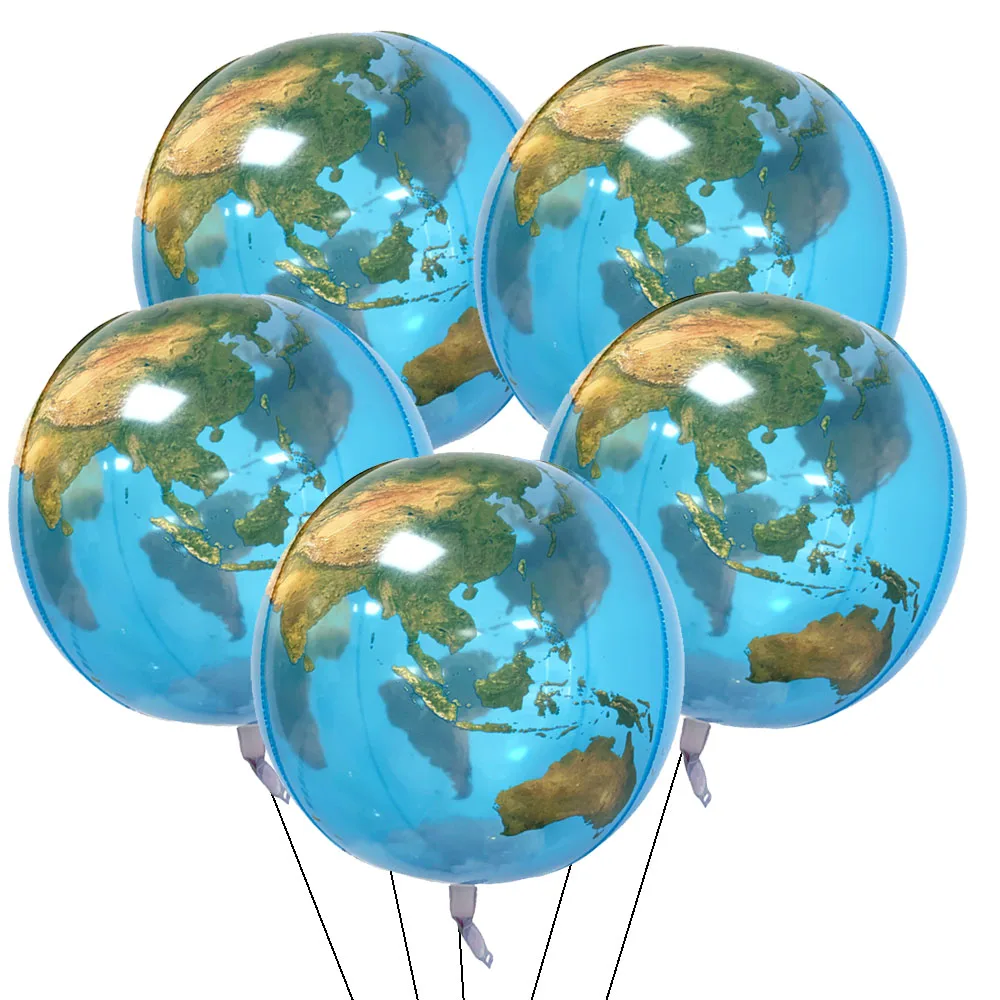 5pcs-22Inch-4D-Sphere-Outer-Space-Balloons-World-Map-Galaxy-Planet ...