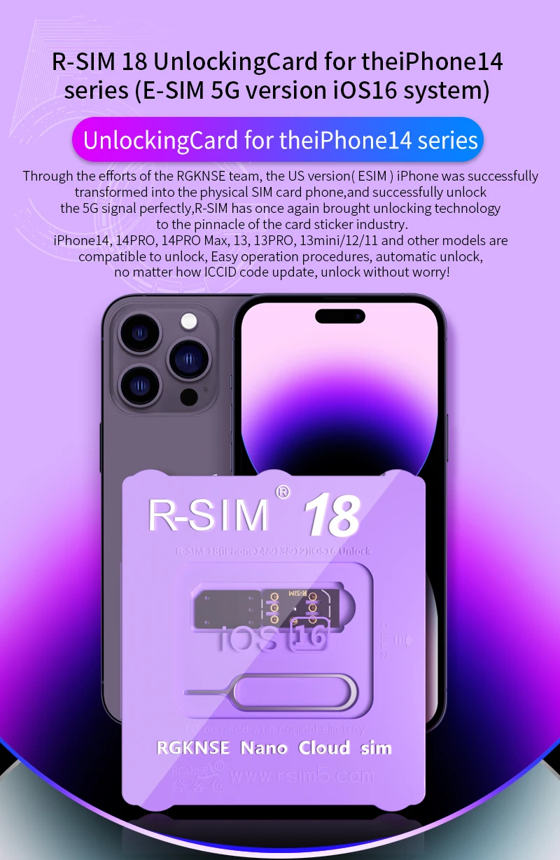 Rsim18-funciona-para-iPhone14-series-E-SIM-5G-versi-n-sistema-iOS16-y ...