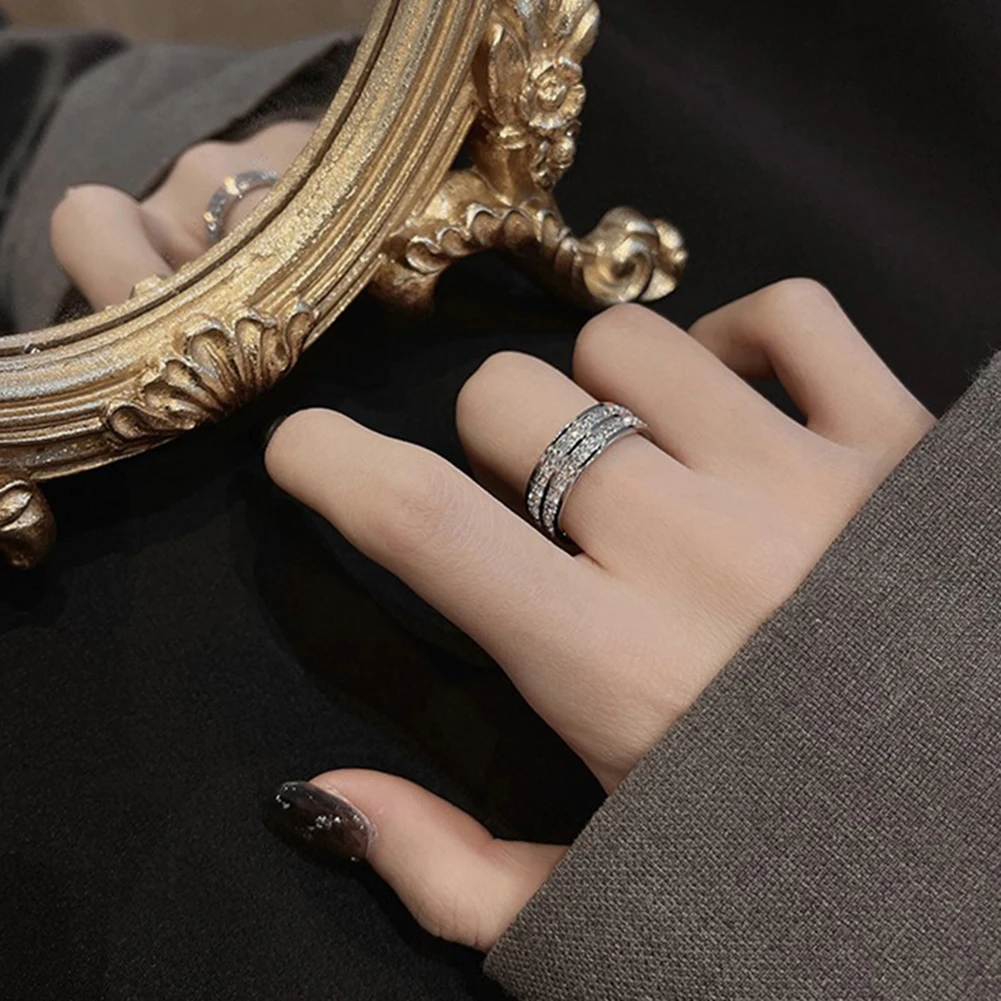 Anillo Con Letras Griegas Para Mujer, Sortija De Dedo índice, Simple Y ...