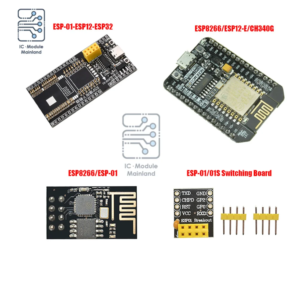 ESP-01-ESP-01S-ESP12-ESP32-ESP8266-Development-Board-Micro-USB ...