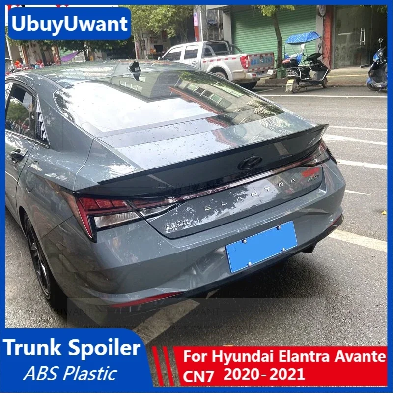 UBUYUWANT-For-2020-2021-Hyundai-Elantra-Avante-CN7-LIP-SPOILER-ABS-Rear ...