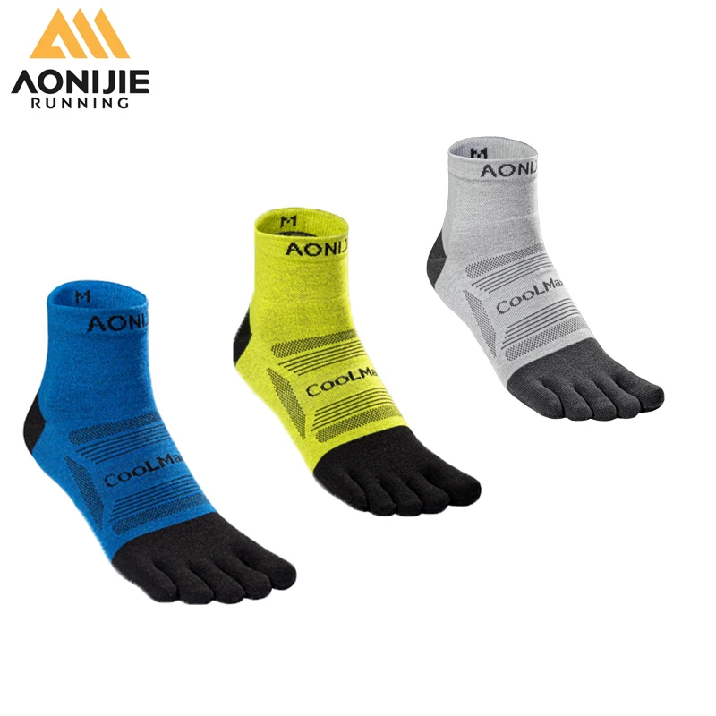 AONIJIE-Calcetines-deportivos-E4840-para-hombre-y-mujer-medias-de-cinco ...