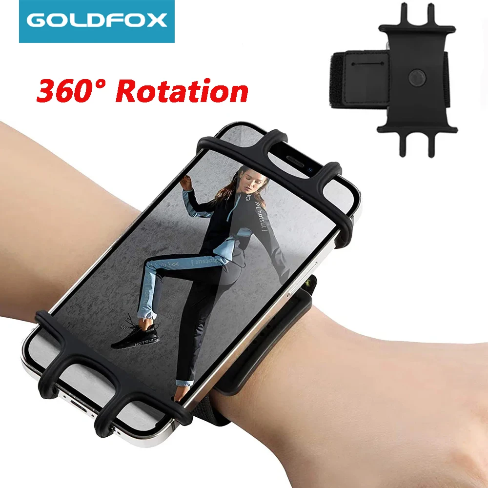 360 Degree Rotation Sports Running Armband Cell Phone Holder Case ...
