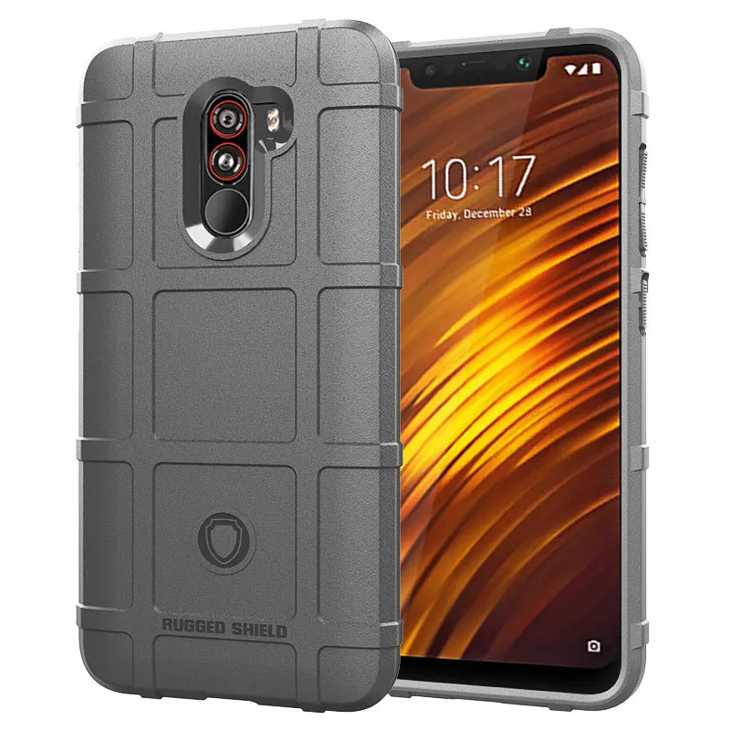 For-Pocophone-F1-Armor-Heavy-Duty-Shield-Case-Soft-Back-Cover-for ...